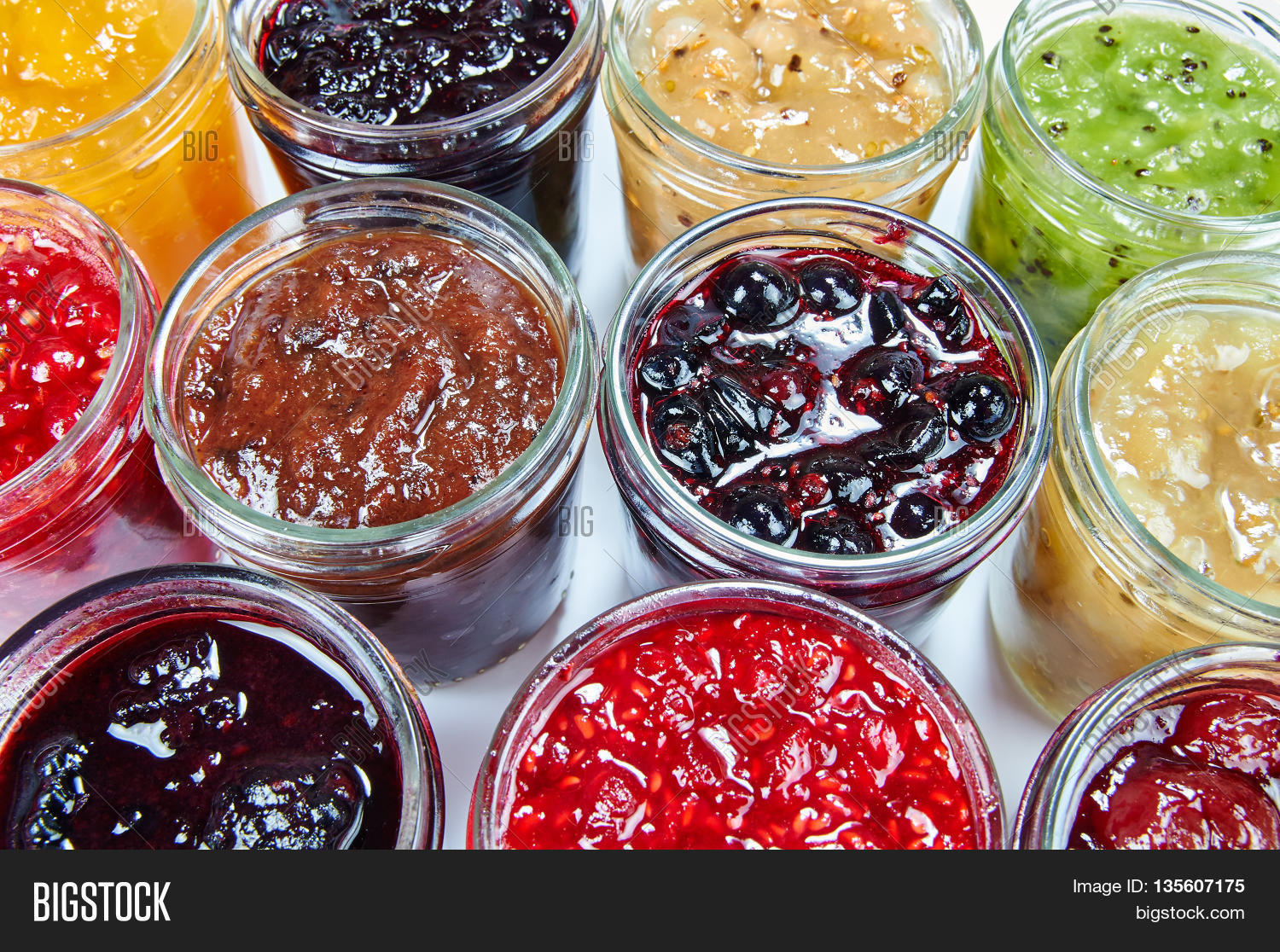 Mix Jams. Jars Image & Photo (Free Trial) | Bigstock