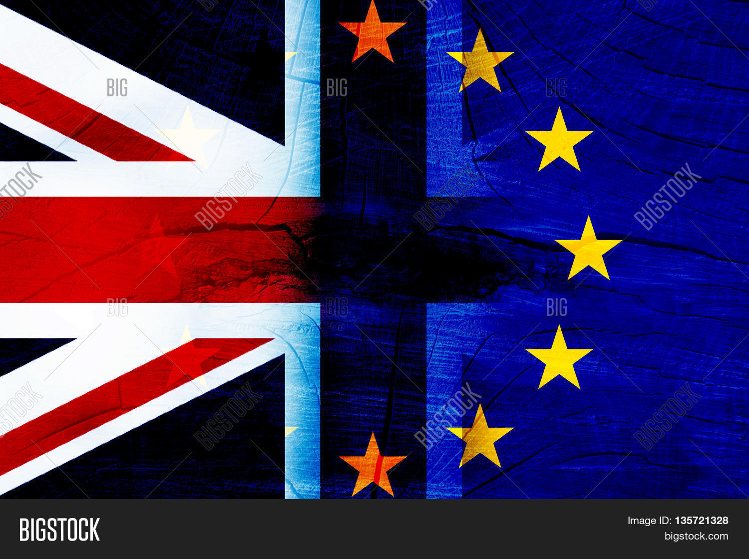 British EU Flags On Image & Photo (Free Trial) | Bigstock