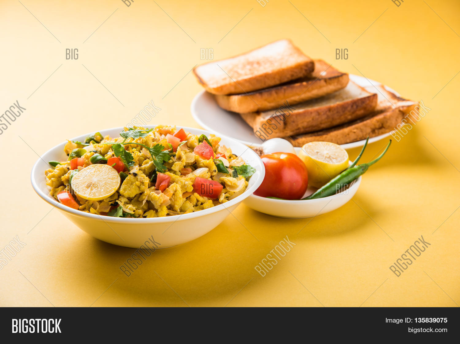 Masala Anda Bhurji Egg Image & Photo (Free Trial) | Bigstock