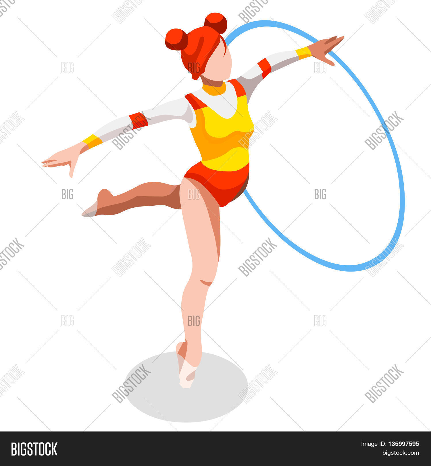 Rhythmic Gymnastics Vector & Photo (Free Trial) | Bigstock