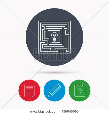Vector y foto Labyrinth Icon. (prueba gratis) | Bigstock