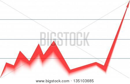 Red Arrow Graph Down Vector & Photo (Free Trial) | Bigstock
