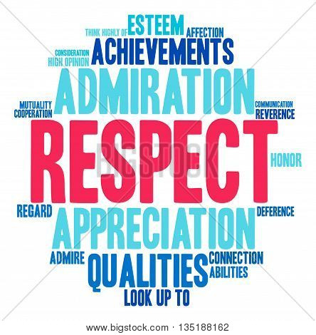 Respect Word Cloud Vector & Photo (Free Trial) | Bigstock