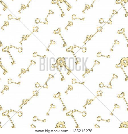 Seamless Keys Pattern Vector & Photo (Free Trial) | Bigstock