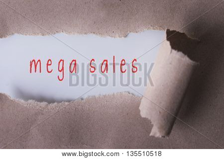 Torn Paper Mega Sales Image & Photo (Free Trial) | Bigstock
