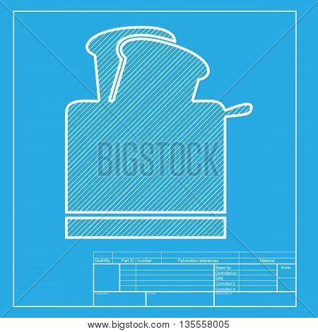 Toaster Simple Sign. Vector & Photo (Free Trial) | Bigstock