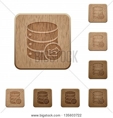 Set Carved Wooden Vector & Photo (Free Trial) | Bigstock