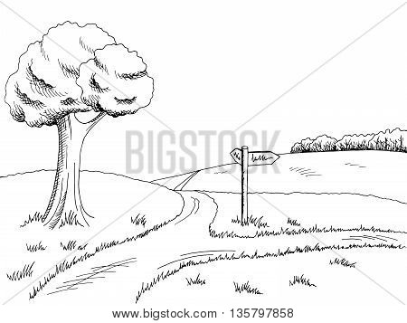 Crossroad Pathway Vector & Photo (Free Trial) | Bigstock
