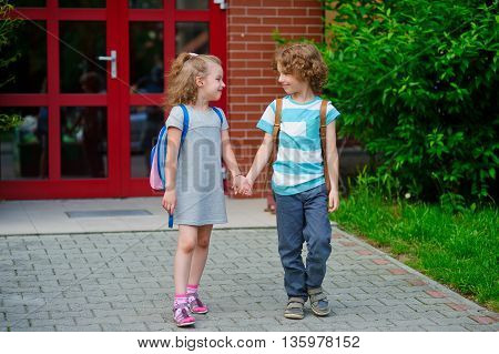 Two First Graders On Image & Photo (Free Trial) | Bigstock