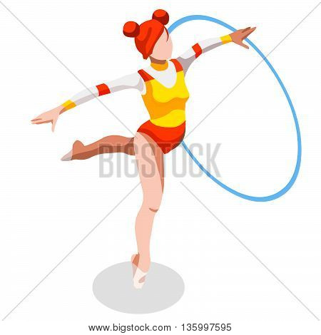 Rhythmic Gymnastics Vector & Photo (Free Trial) | Bigstock