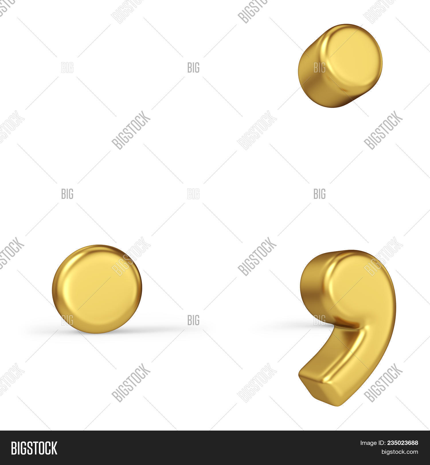 Gold Point, Comma Image & Photo (Free Trial) | Bigstock