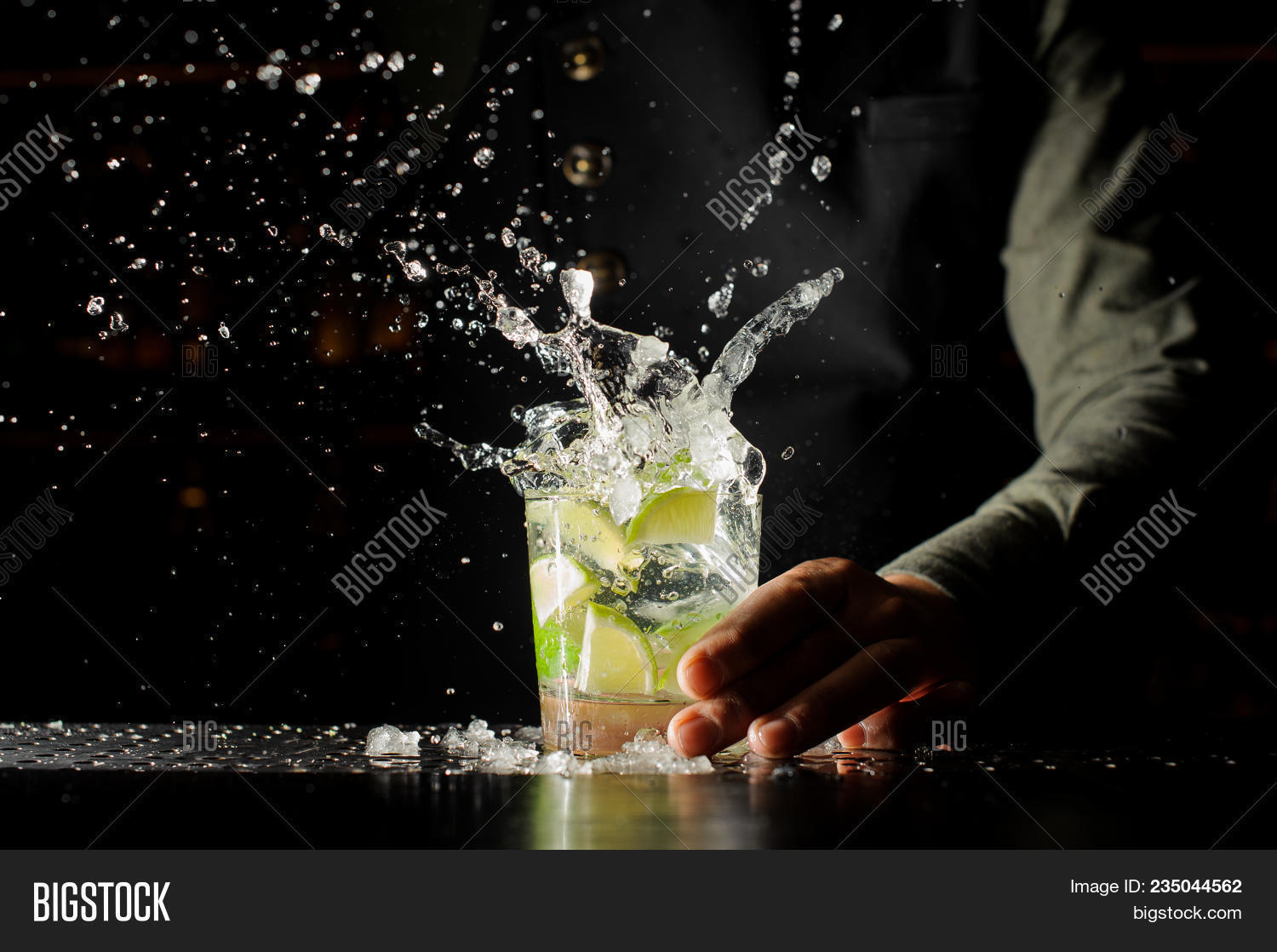 Cocktail Splash Ice Image & Photo (Free Trial) | Bigstock