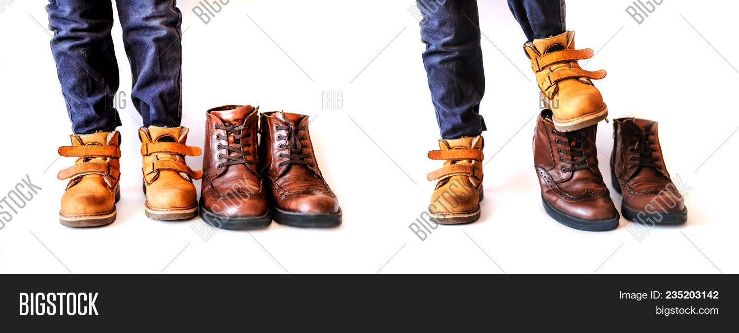 Little Boy His Boots Image & Photo (Free Trial) | Bigstock