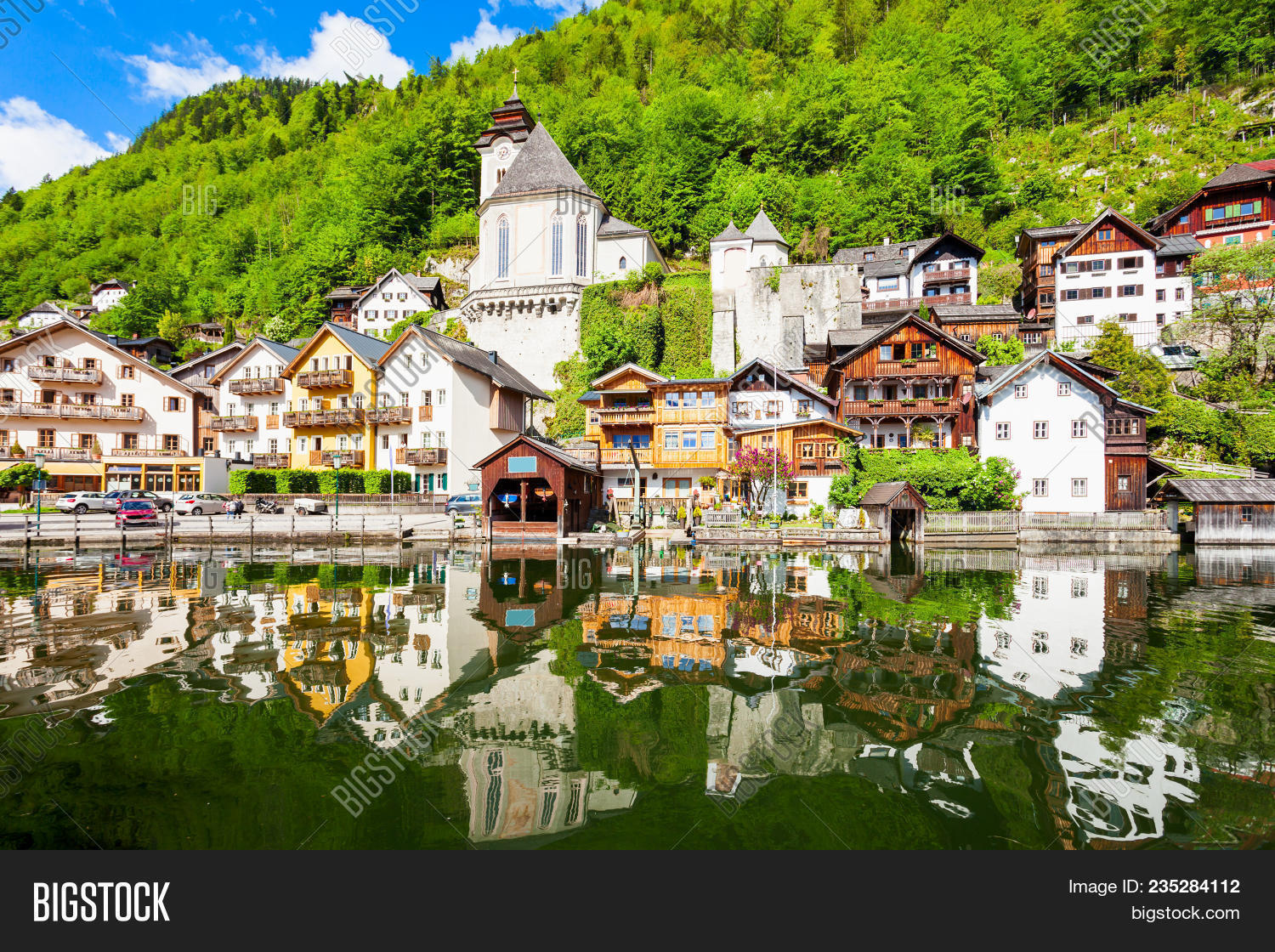 Hallstatt Old Town Image & Photo (Free Trial) | Bigstock