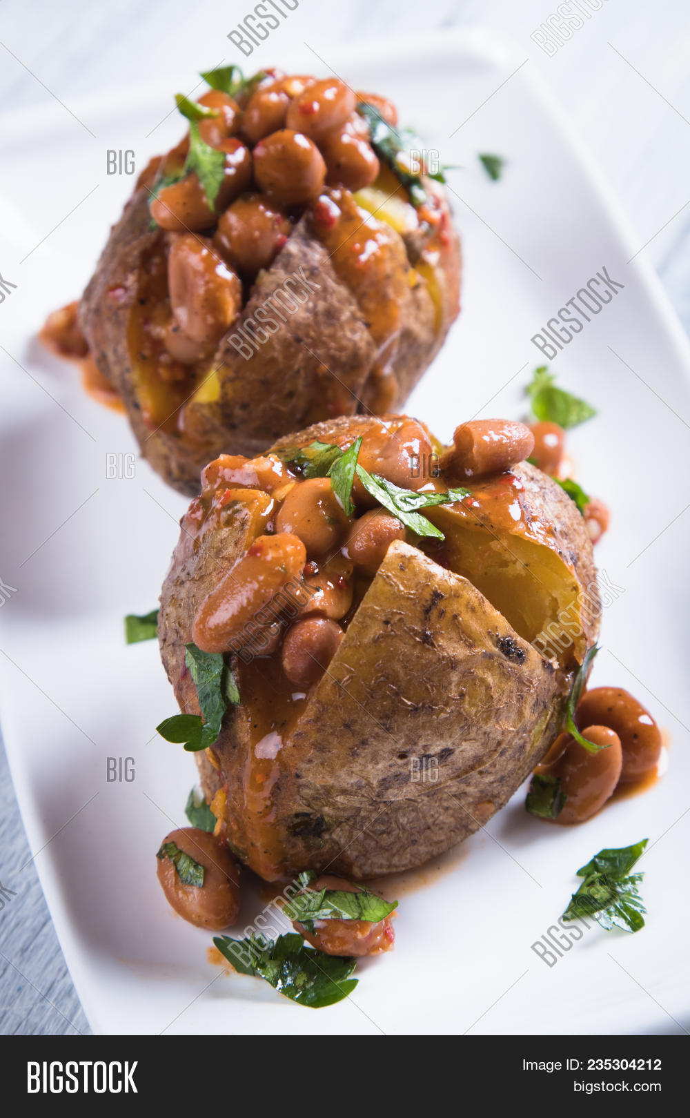Roasted Jacket Potato Image & Photo (Free Trial) | Bigstock