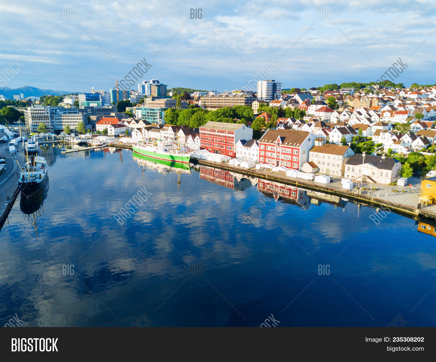 Vagen Old Town Aerial Image & Photo (Free Trial) | Bigstock