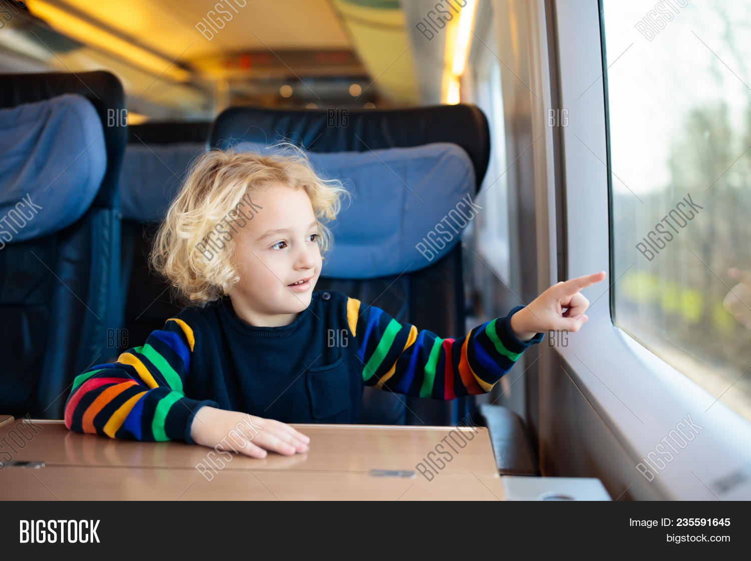 Kids Travel By Train. Image & Photo (Free Trial) | Bigstock
