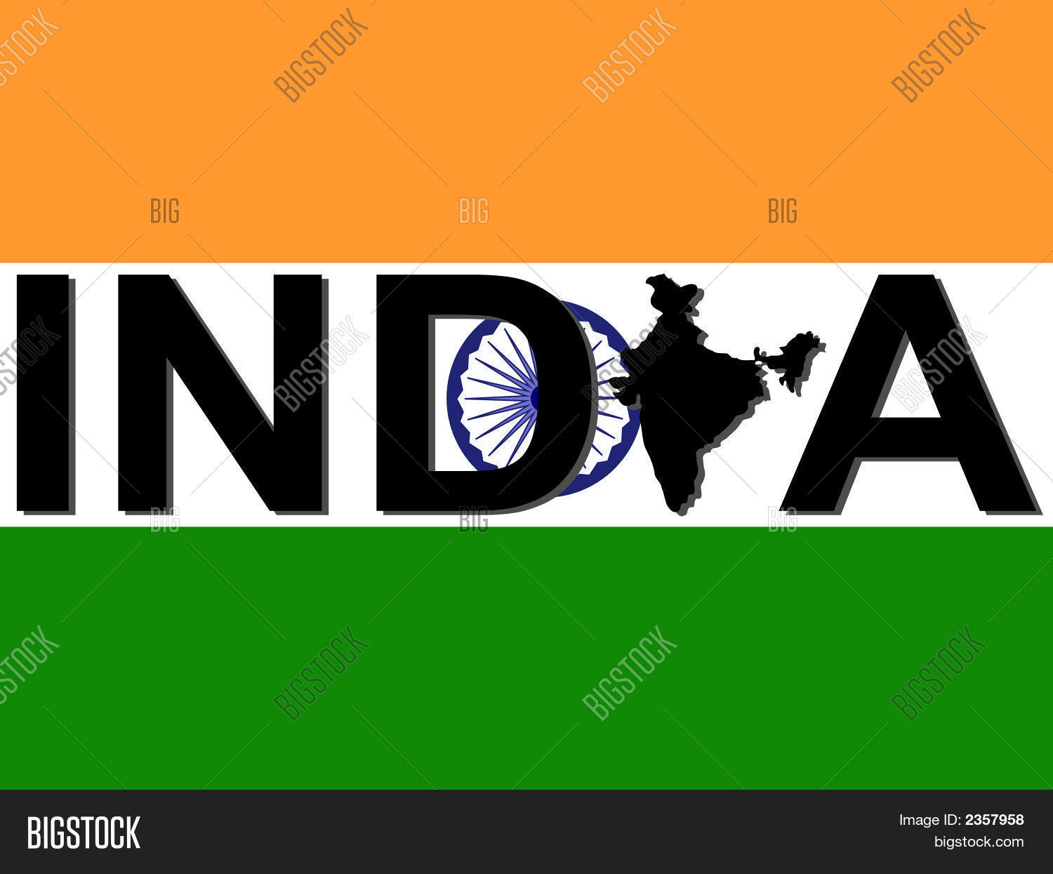 India Text Map Image & Photo (Free Trial) | Bigstock