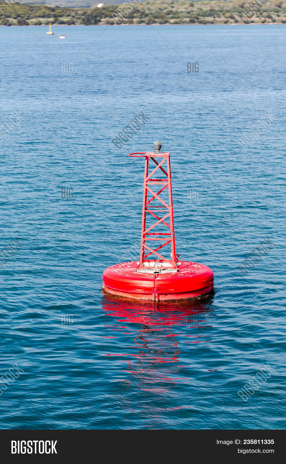 Floating Sign Red Buoy Image & Photo (Free Trial) | Bigstock
