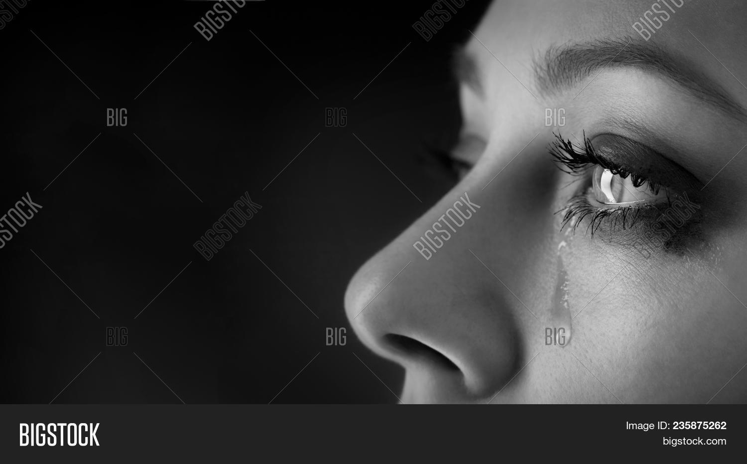Beauty Girl Cry On Image & Photo (Free Trial) | Bigstock