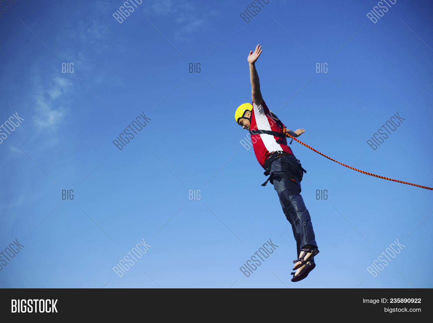 Jump Off Cliff Into Image & Photo (Free Trial) | Bigstock