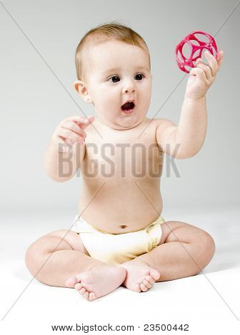 Baby Holding Toy Image & Photo (Free Trial) | Bigstock