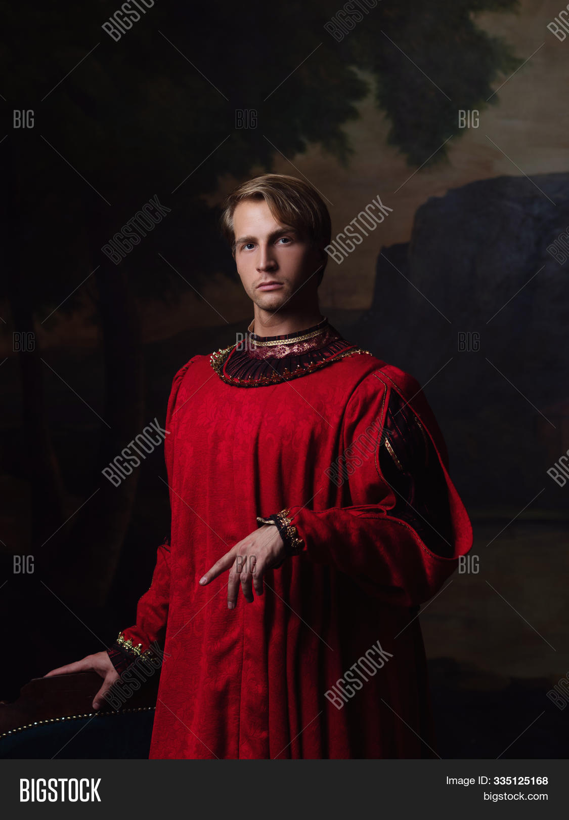 Handsome Man Royal Red Image & Photo (Free Trial) | Bigstock