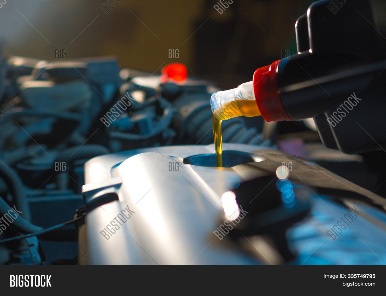 Engine Oil Change. Image & Photo (Free Trial) | Bigstock