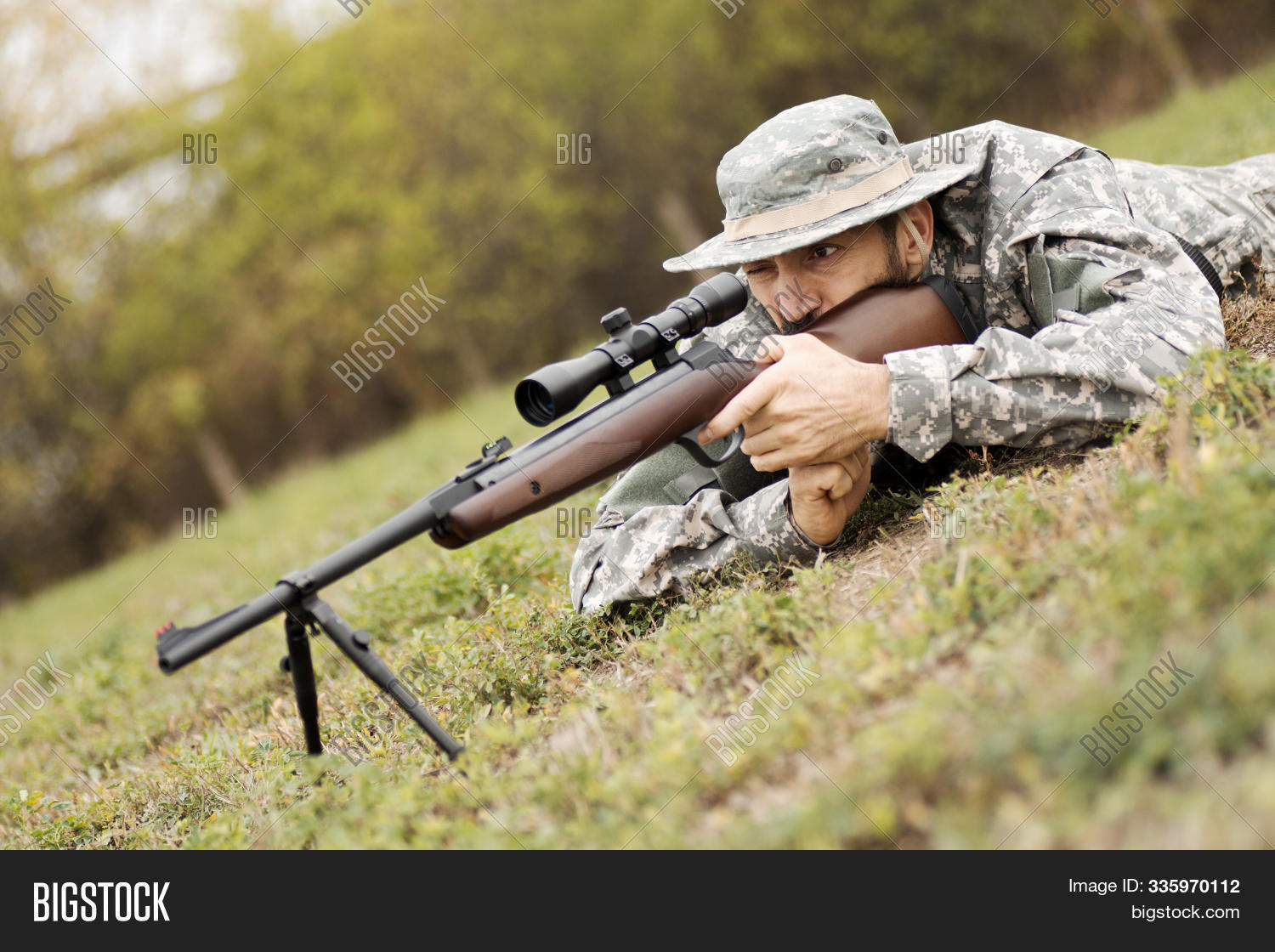 Army Soldier Hunter Image & Photo (Free Trial) | Bigstock