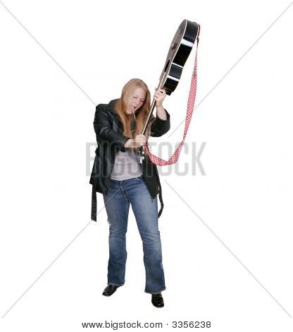 Girl Black Smashing Image & Photo (Free Trial) | Bigstock