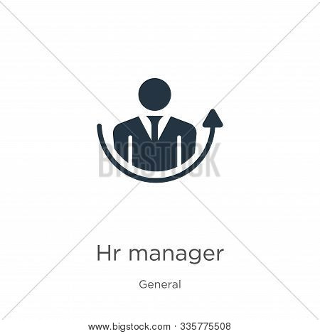 Hr Manager Icon Vector & Photo (Free Trial) | Bigstock