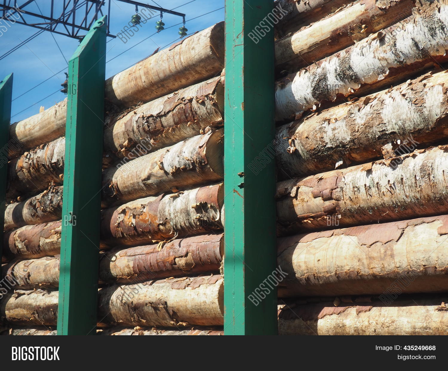 Cargo Timber Train. Image & Photo (Free Trial) | Bigstock