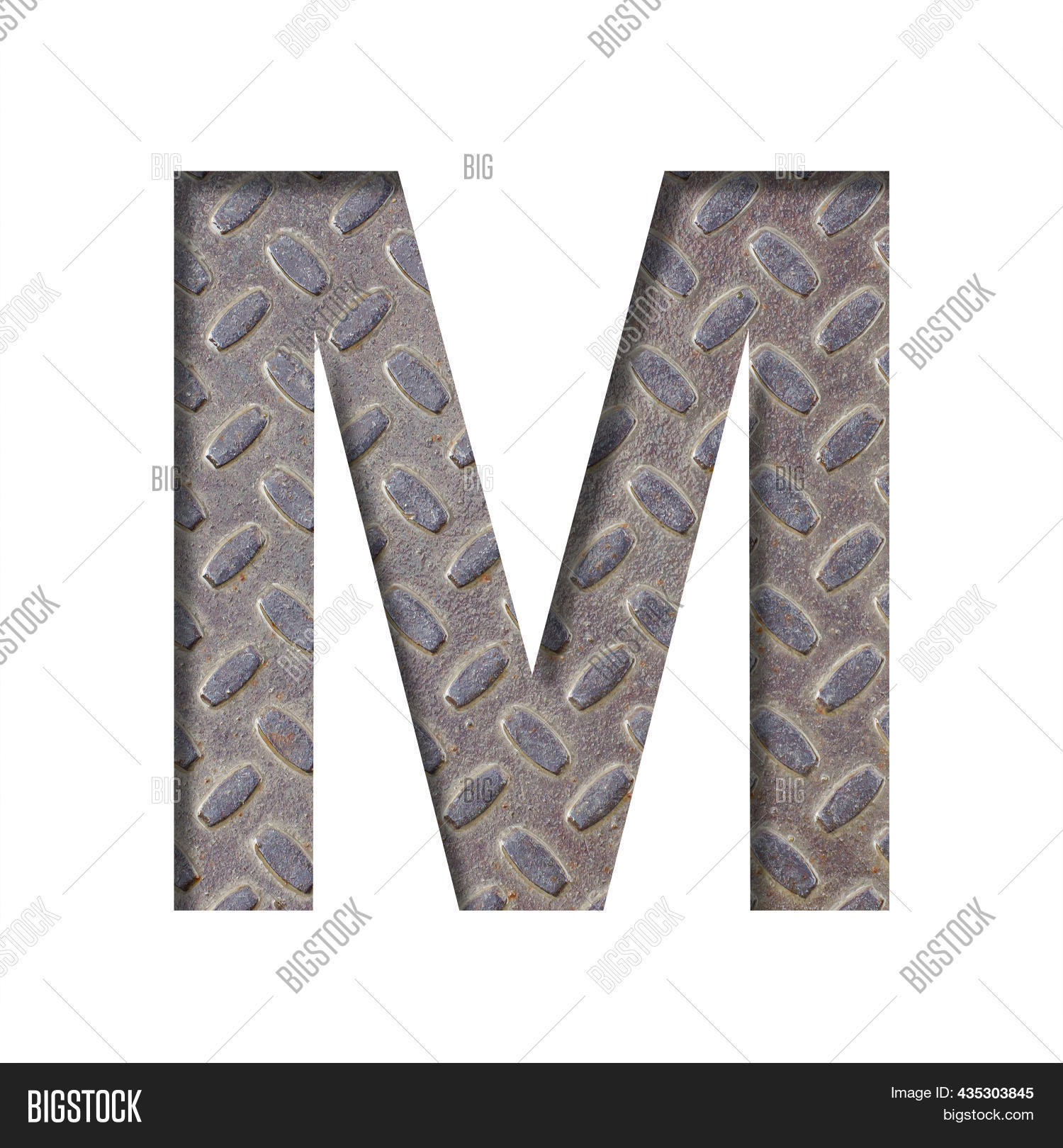 Letter M Cut White Image & Photo (Free Trial) | Bigstock