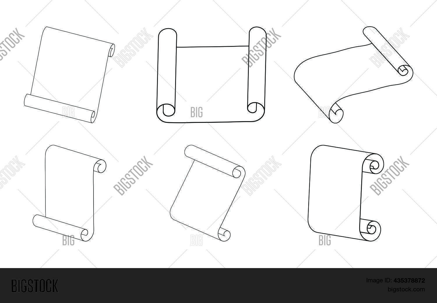 Parchment Scroll Vector & Photo (Free Trial) | Bigstock