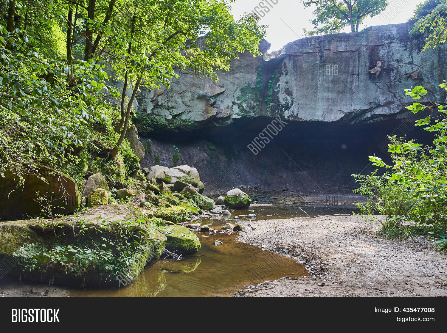 Dried Waterfall Cliff Image & Photo (Free Trial) | Bigstock