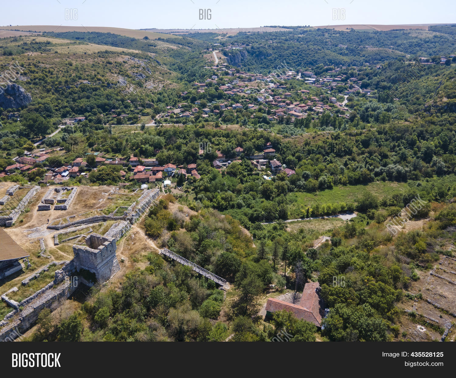 Aerial View Ruins Image & Photo (Free Trial) | Bigstock