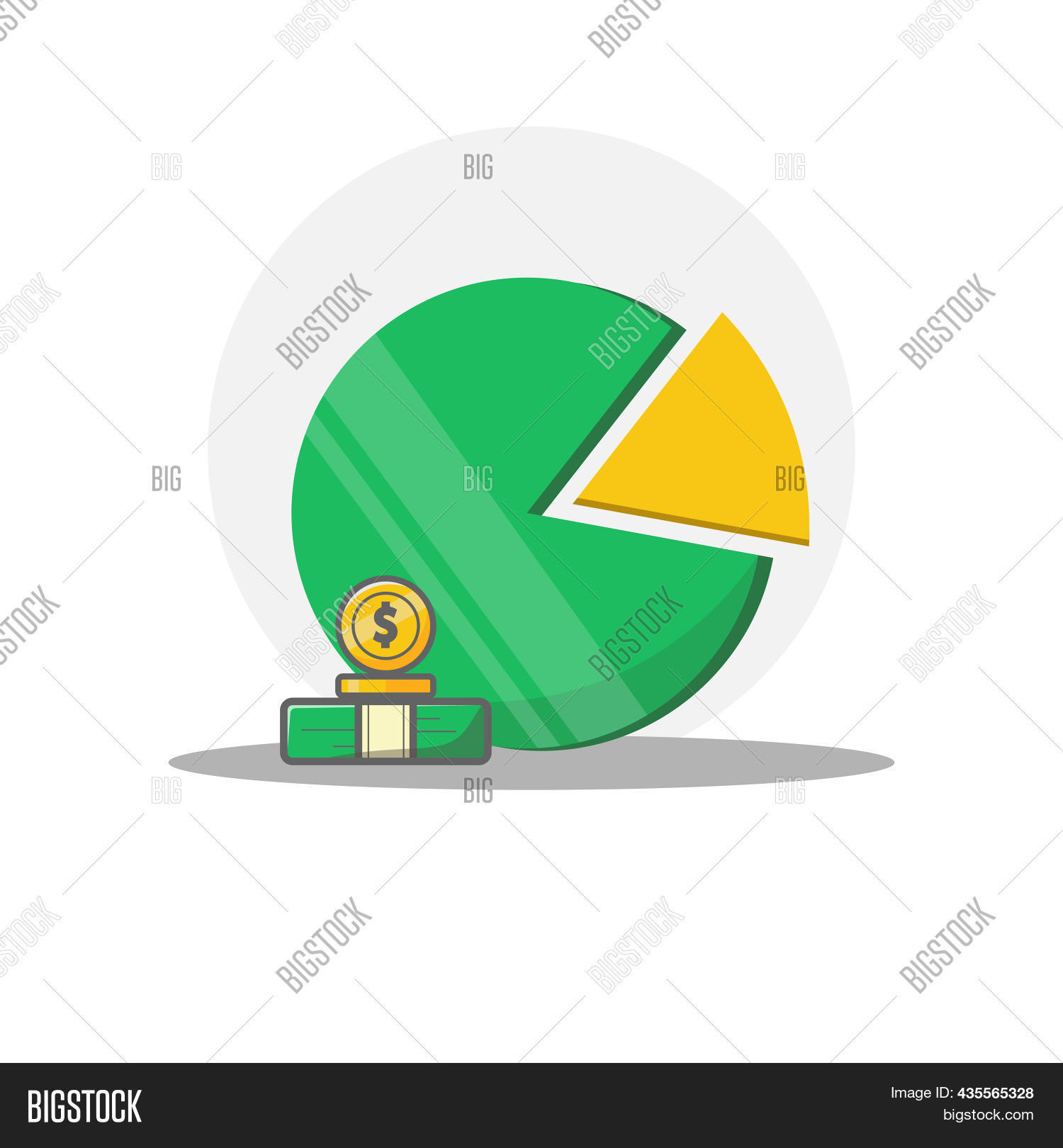 Pie Chart Clipart On Image & Photo (Free Trial) | Bigstock
