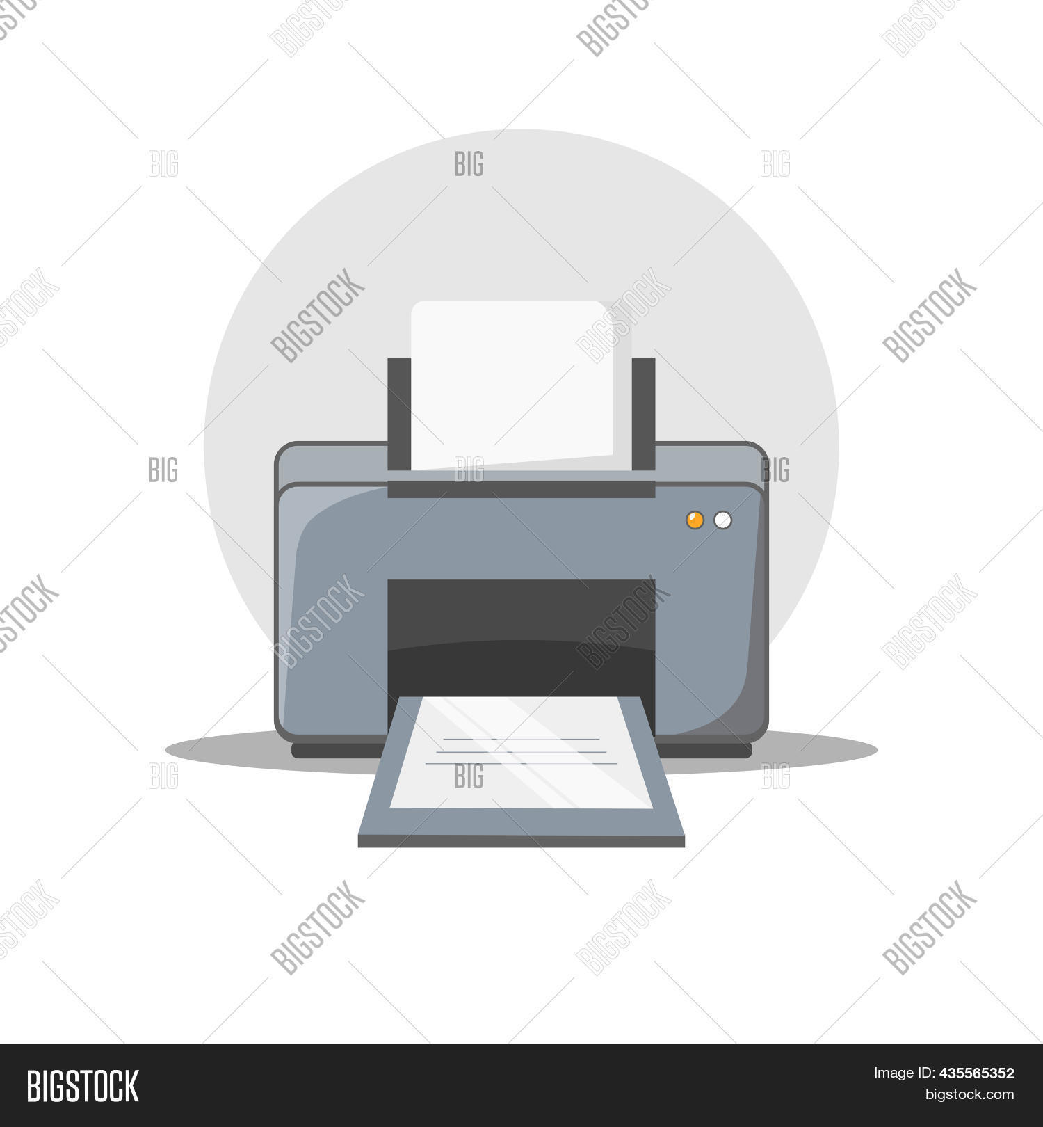 Printer Clipart On Image & Photo (Free Trial) | Bigstock