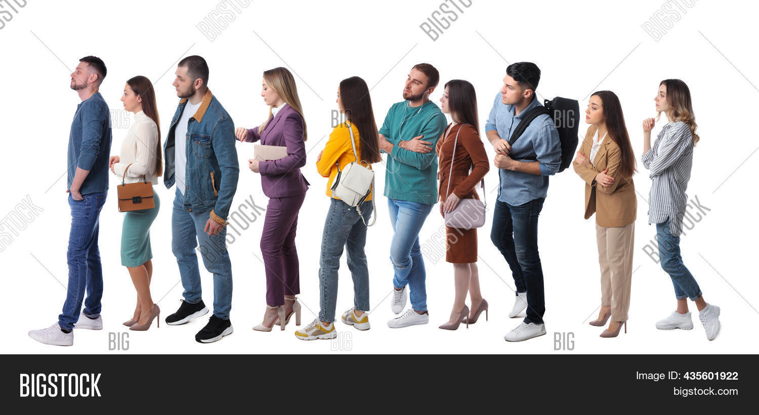 People Waiting Queue Image & Photo (Free Trial) | Bigstock