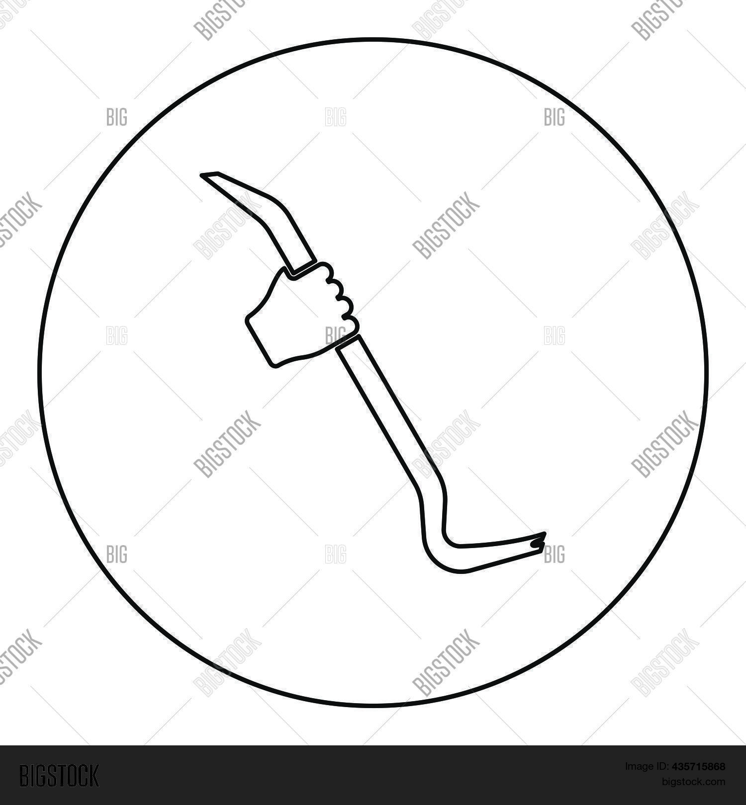 Crowbar Hand Holding Vector & Photo (Free Trial) | Bigstock