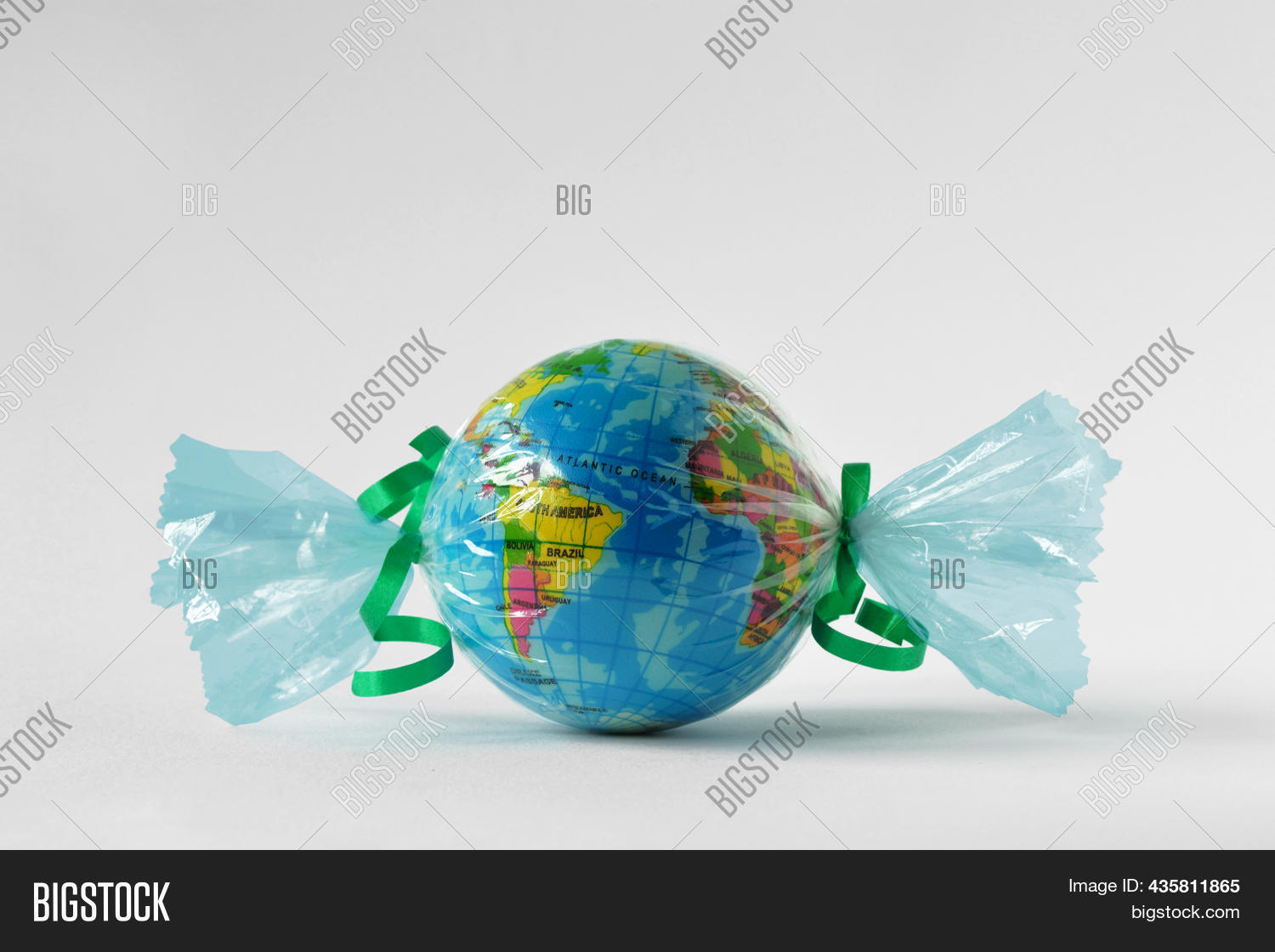 Planet Earth Wrapped Image & Photo (Free Trial) | Bigstock