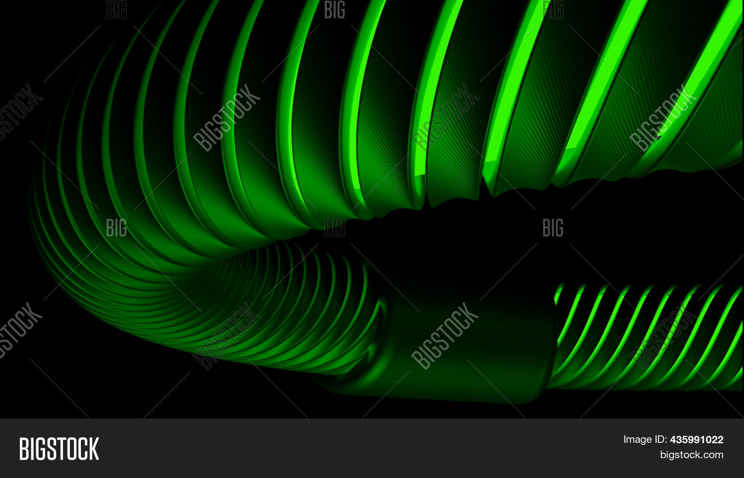 Curved Hose Moving On Image & Photo (Free Trial) | Bigstock