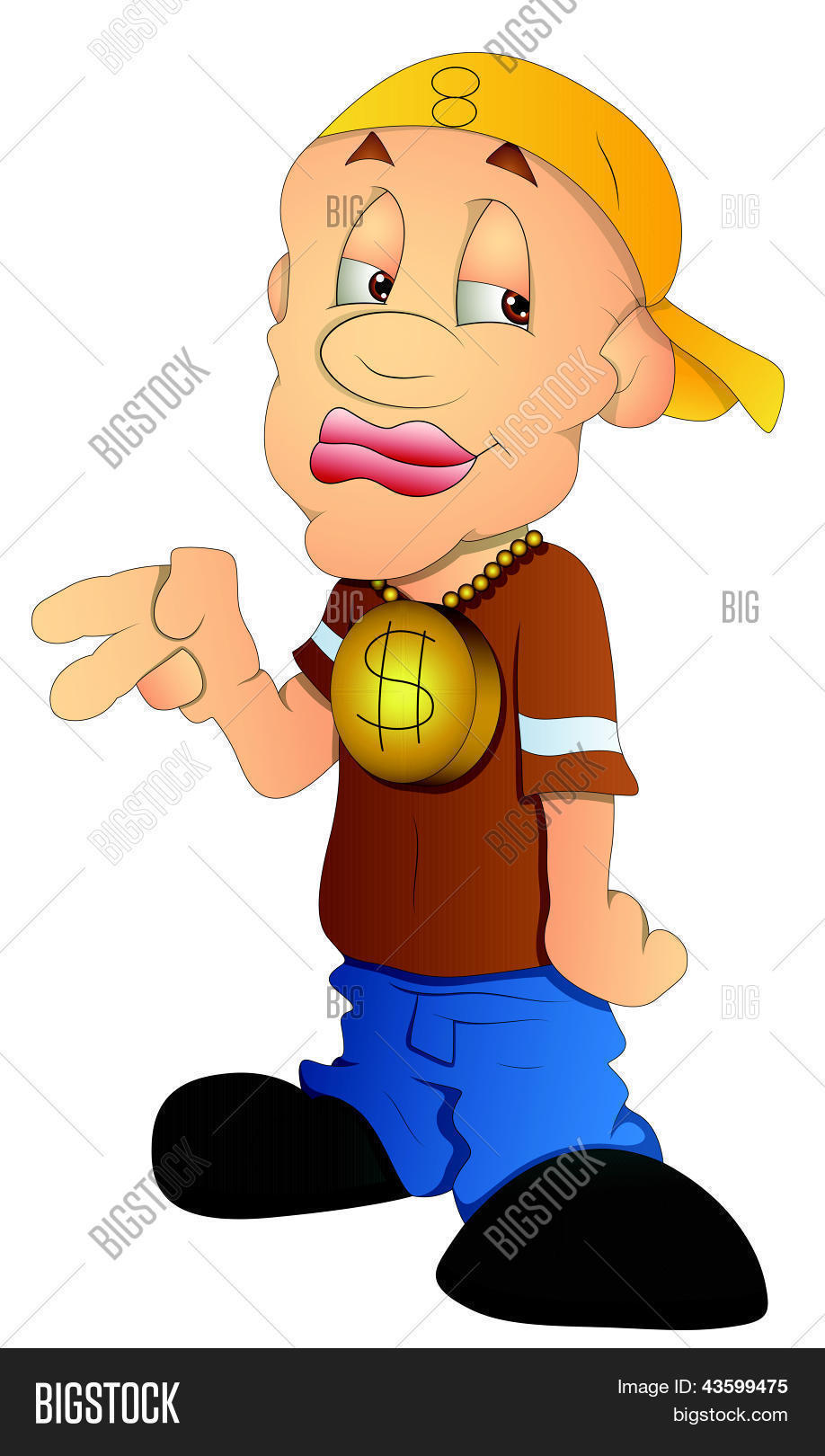 Cool Rapper - Cartoon Vector & Photo (Free Trial) | Bigstock