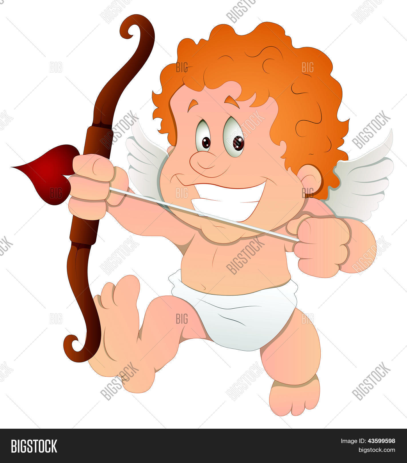 Cute Cartoon Cupid - Vector & Photo (Free Trial) | Bigstock