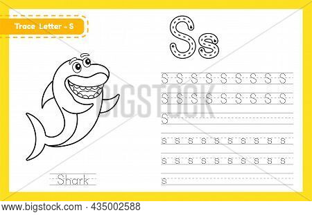 Trace Letter S Vector & Photo (Free Trial) | Bigstock