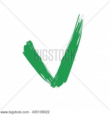 Green Mark Icon. Vector & Photo (Free Trial) | Bigstock