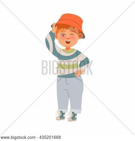 Cute Little Boy Vector & Photo (Free Trial) | Bigstock
