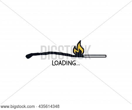 Loading Bar Sketch Vector & Photo (Free Trial) | Bigstock