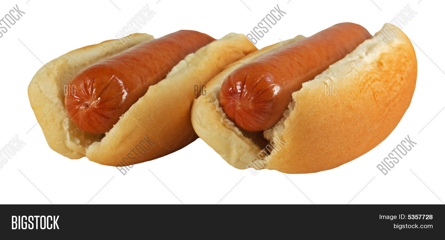 Two Hot Dogs On Buns Image & Photo (Free Trial) | Bigstock