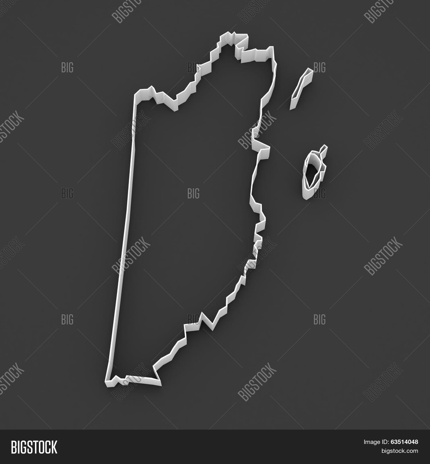 Map Belize. 3d Image & Photo (Free Trial) | Bigstock